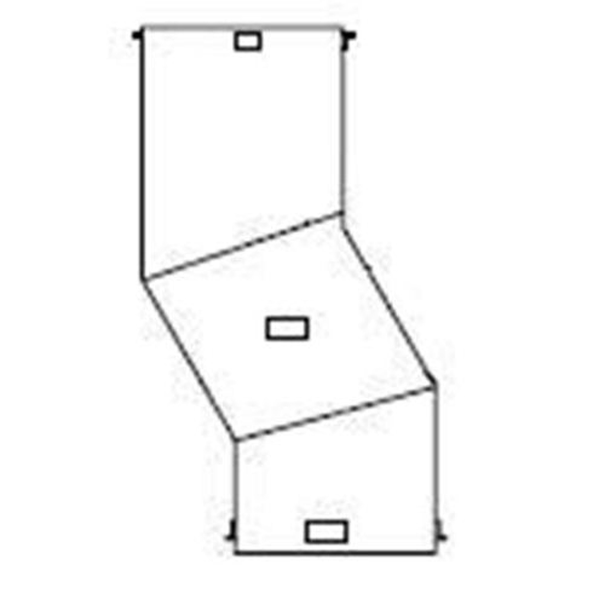 24” Diameter Light Duty Chute Double Offset - Chute Dr