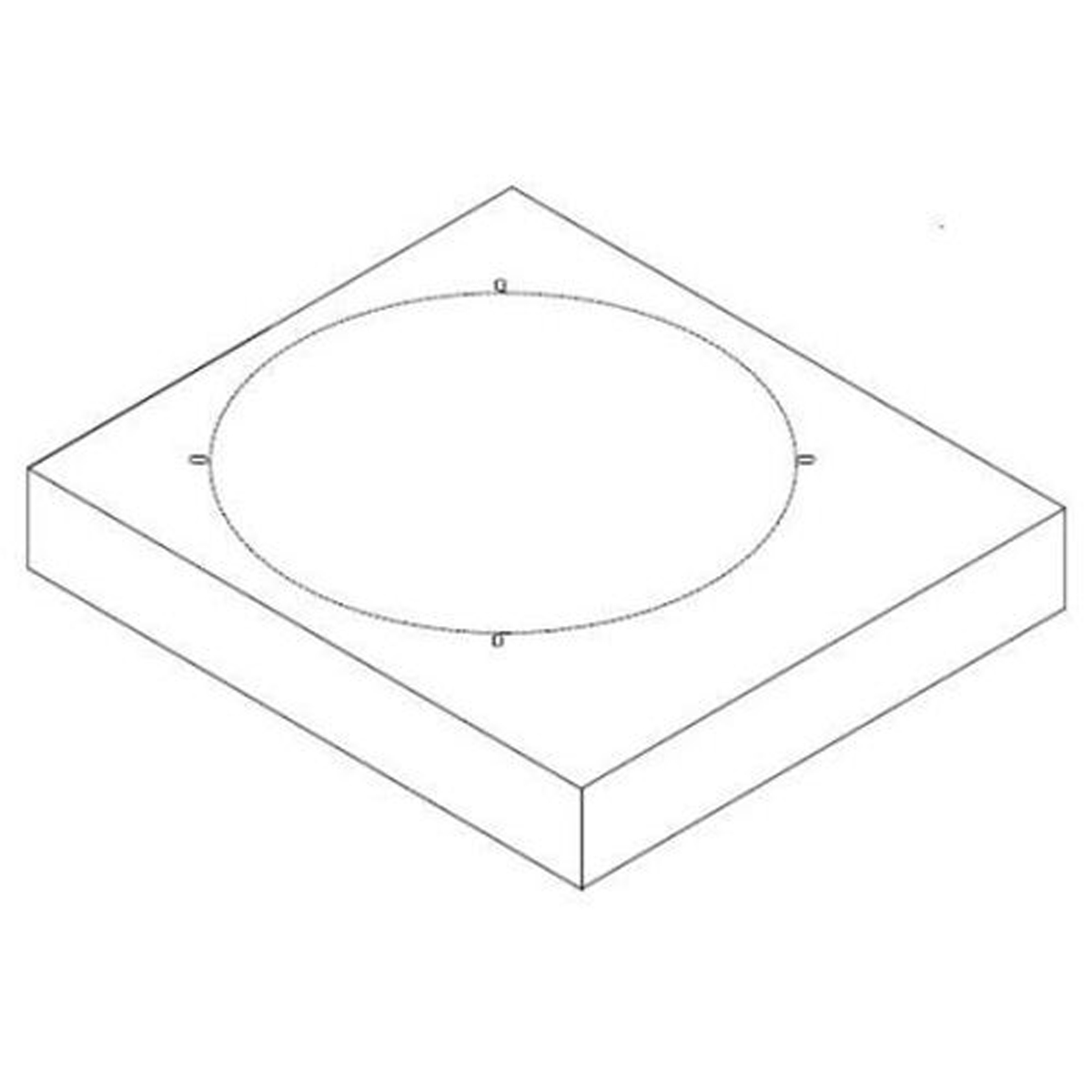 30" Round Horizontal Fired Rated Stainless Steel Chute Discharge Door ...