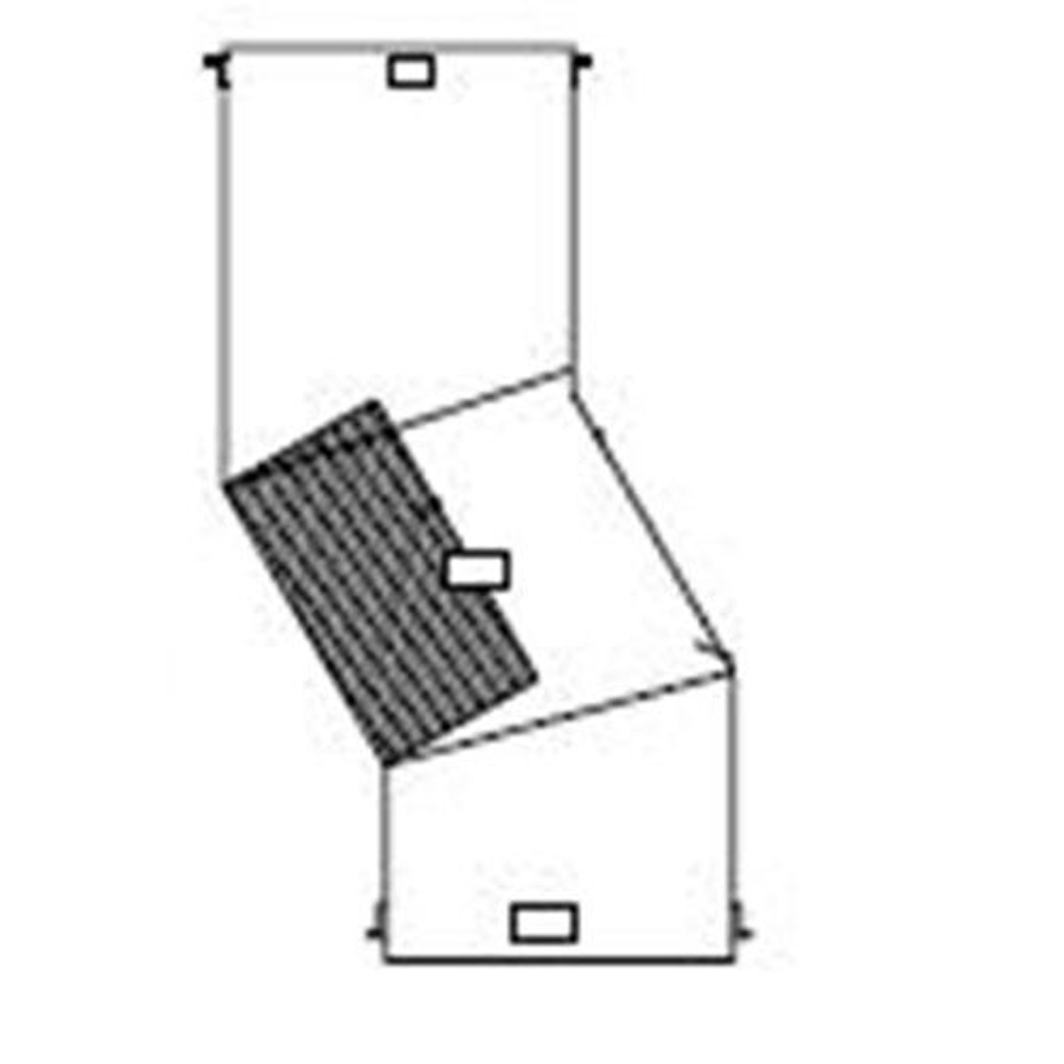 24” Diameter Medium Duty Chute Double Offset - Chute Dr
