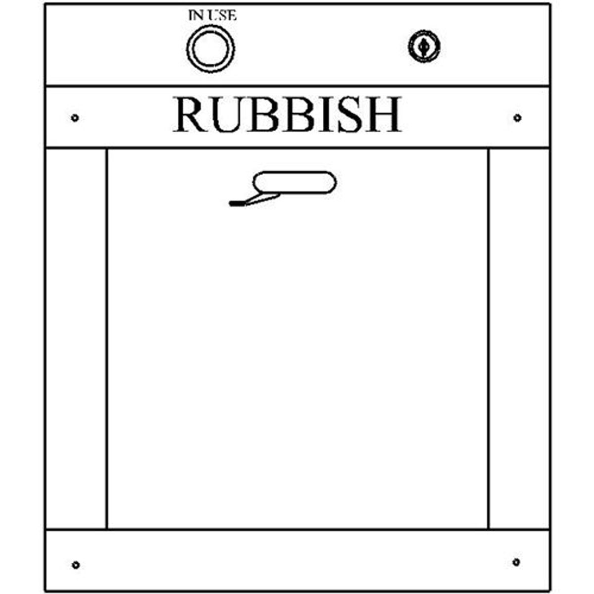 Add Cylinder Lock to Trash Chute or Linen Chute Electrical Interlocked ...