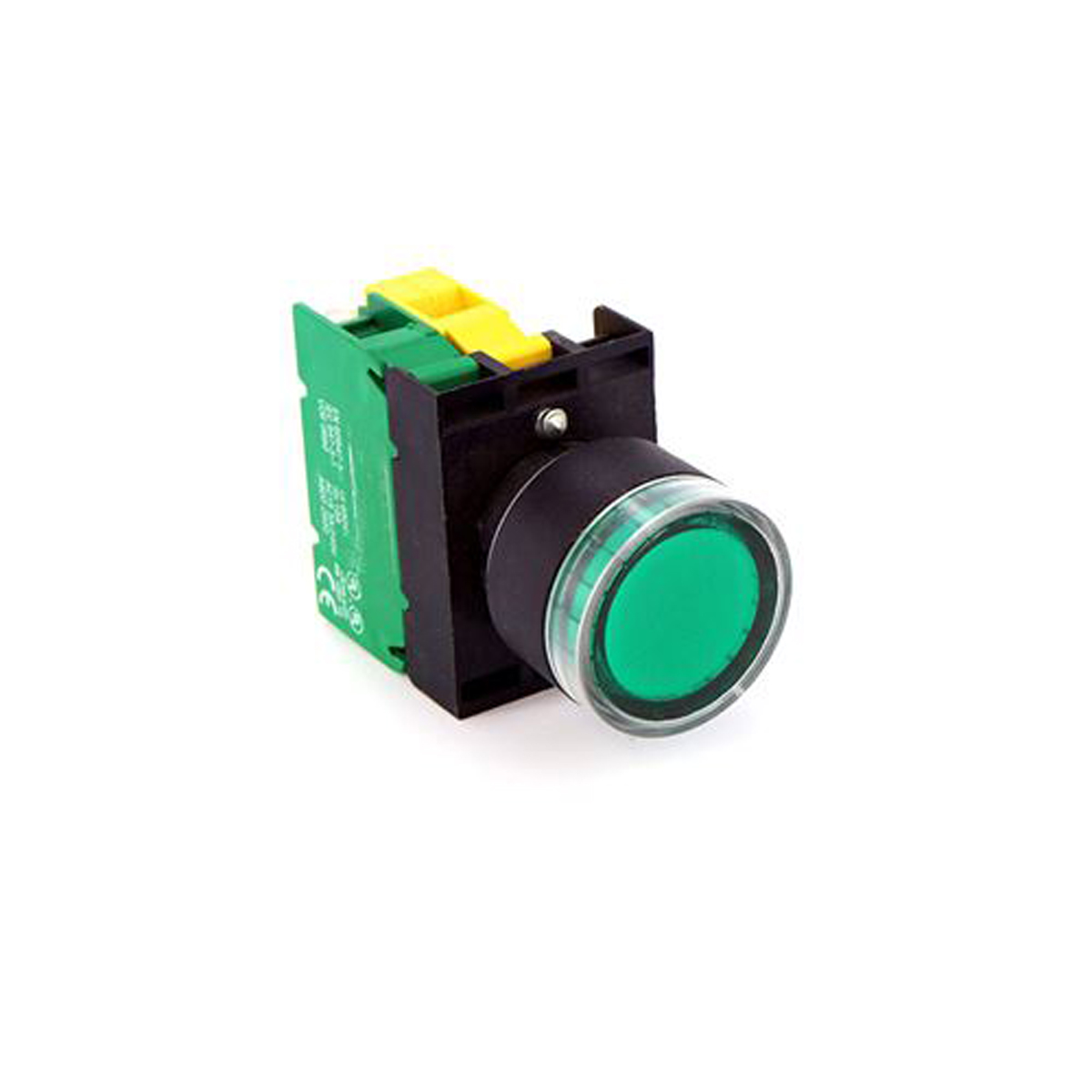 Lighted Green LED Push Button for Electrical Interlock Control Panel ...