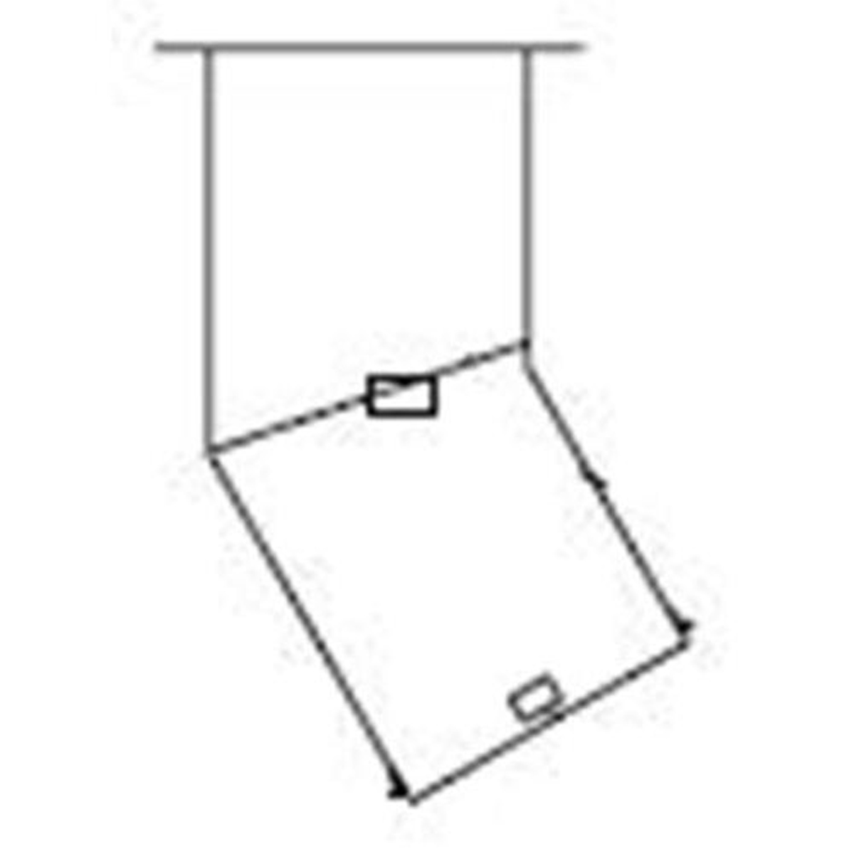 20”x20” Light Duty Chute Single Offset - Chute Dr